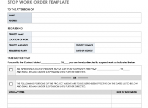 15+ Work Order Template Fillable Download [Word, Excel, PDF ...
