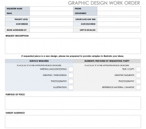 15+ Work Order Template Fillable Download [Word, Excel, PDF ...