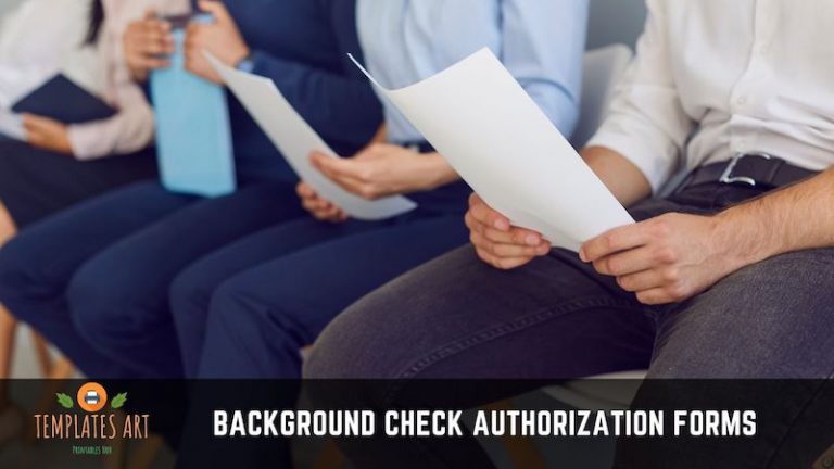 9+ FREE Background Check Authorization Forms [Word, PDF, DOC ...